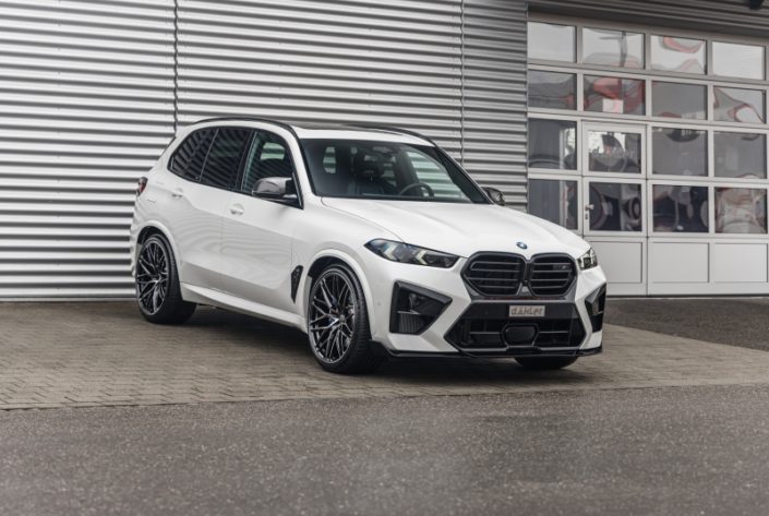 X5M Front Lip made from carbon fiber for the 2024 LCI F95 model
